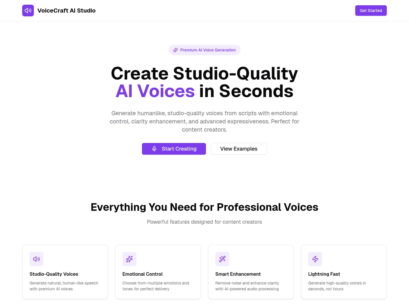 VoiceCraft AI Studio