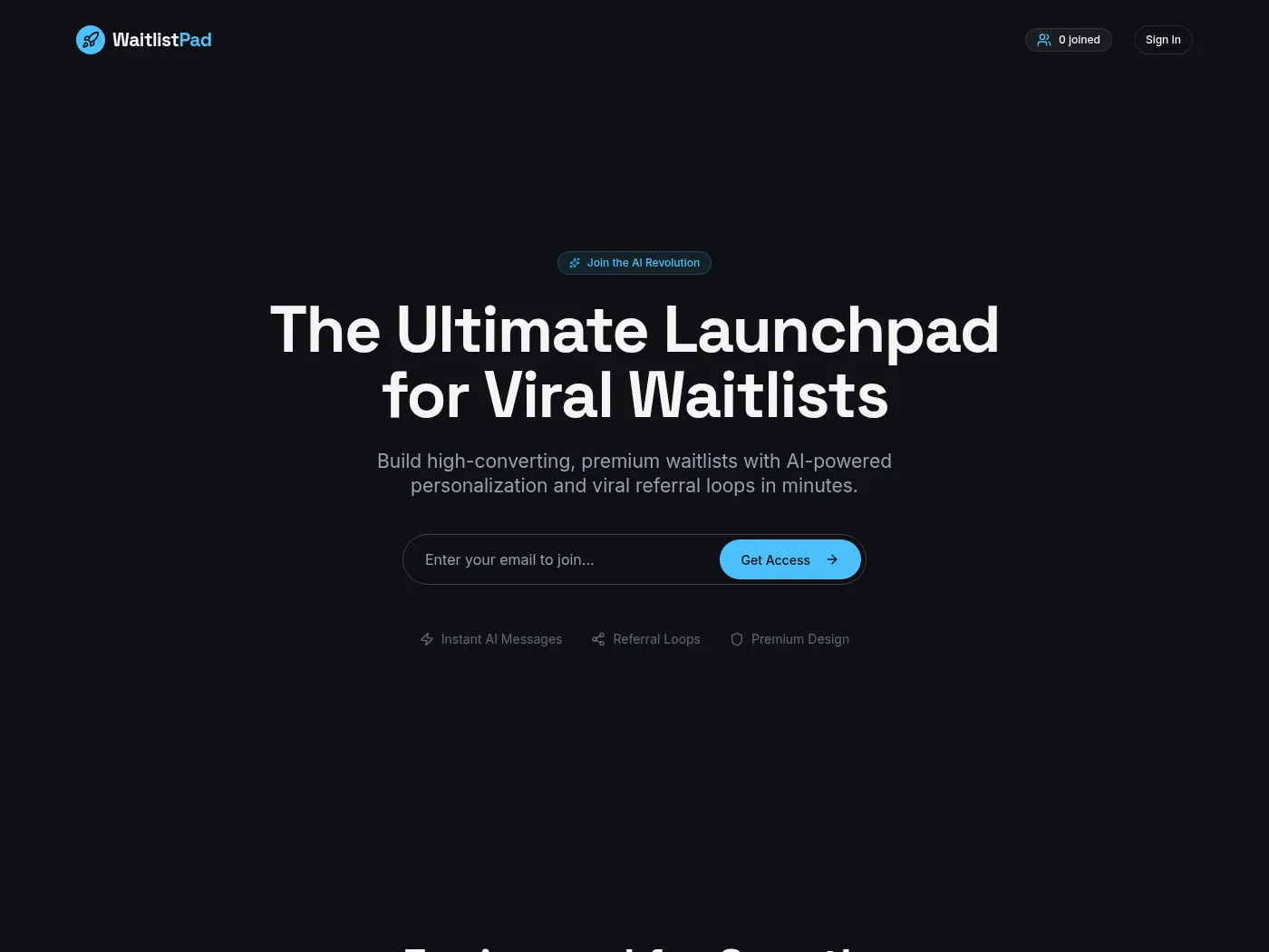 AI Waitlist Launchpad