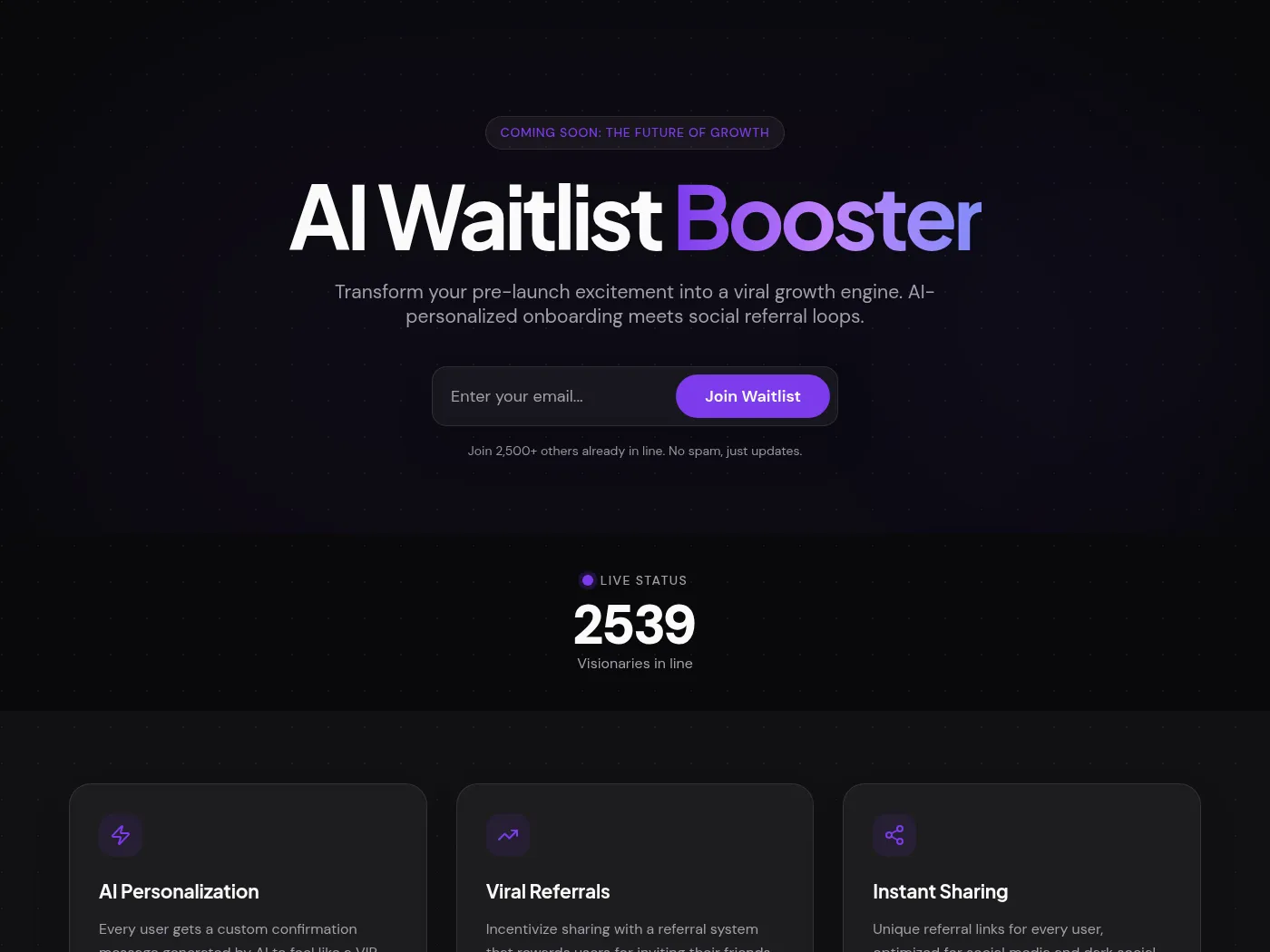 AI Waitlist Booster