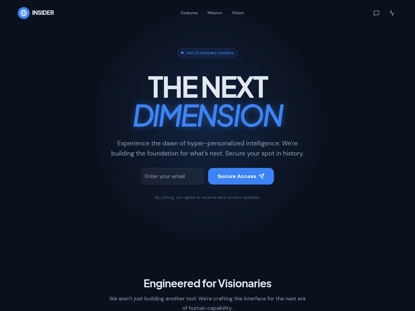Insider Launch Waitlist