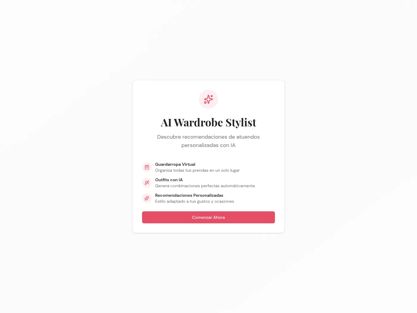 AI Wardrobe Stylist