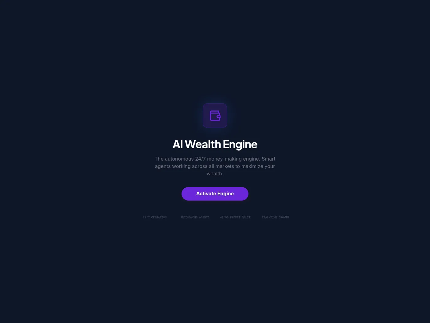 AI Wealth Engine