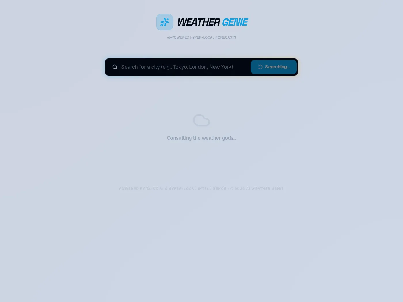 AI Weather Genie