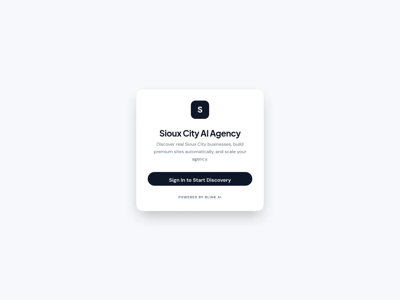 Sioux City Web Agency AI