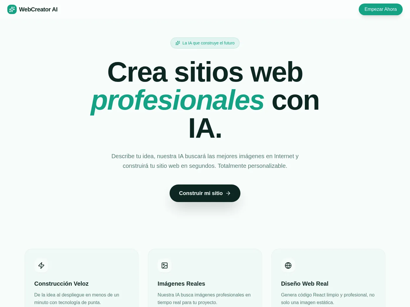 WebCreator AI Assistant