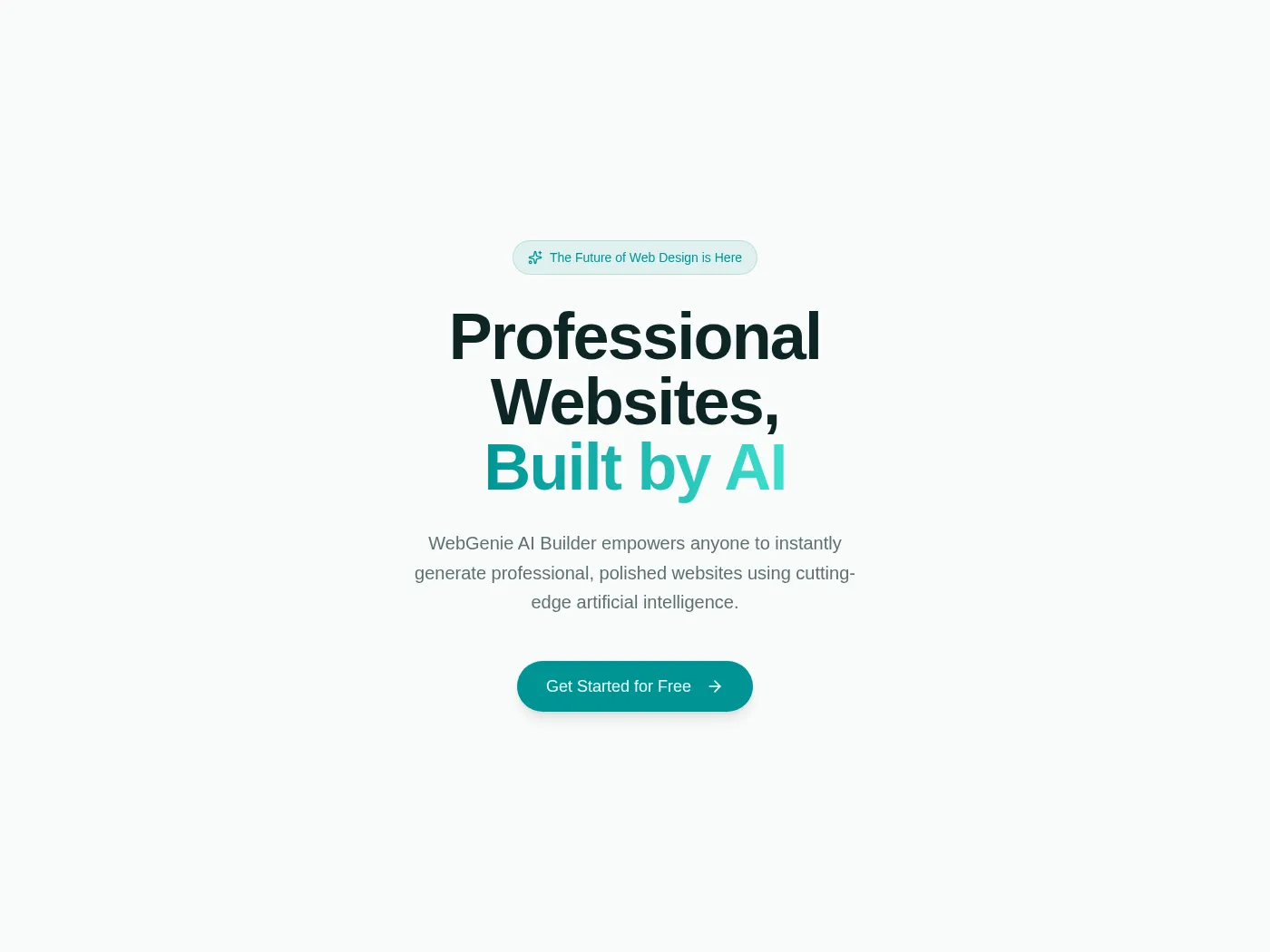 WebGenie AI Builder