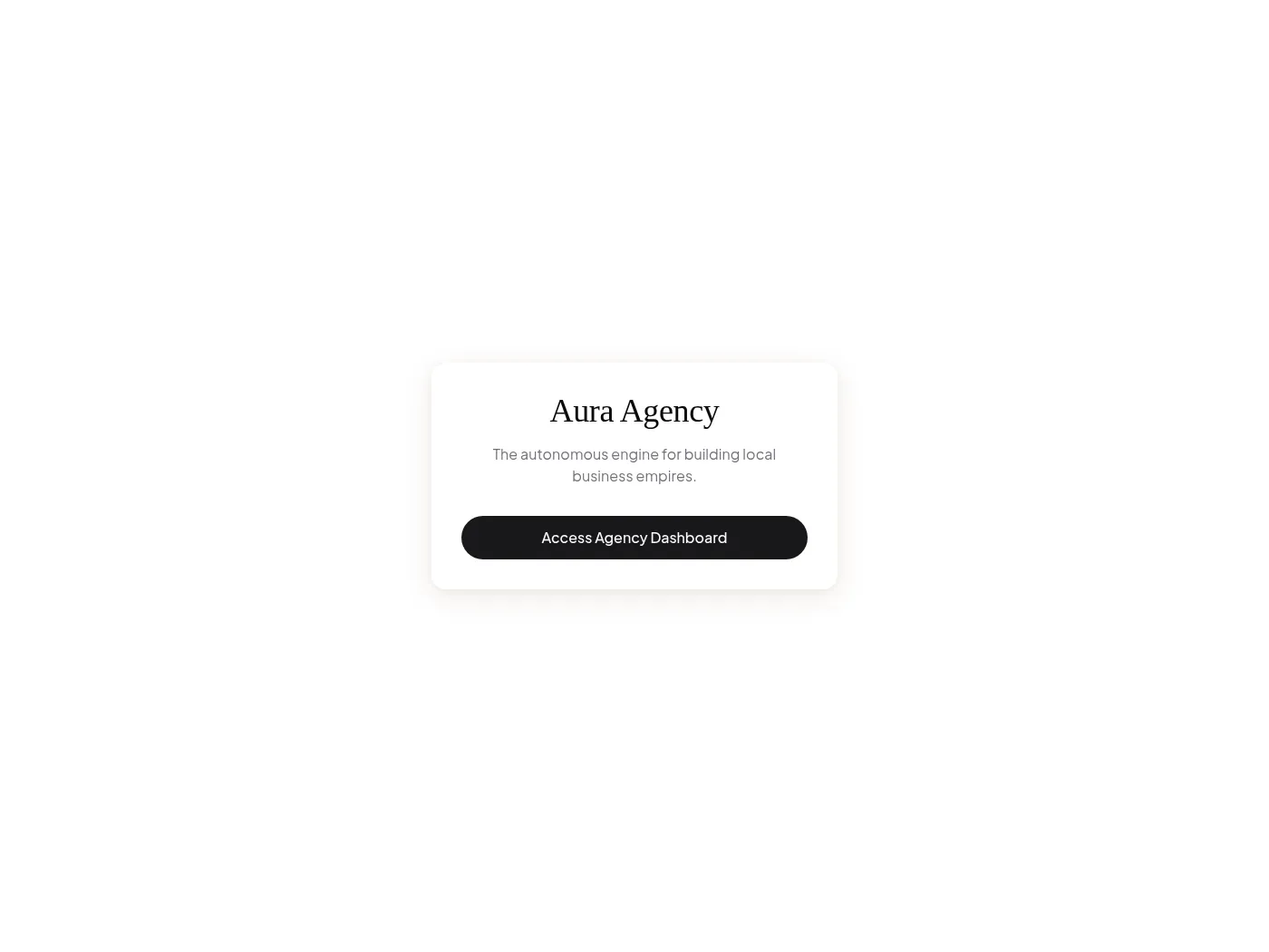 Autonomous Web Agency AI