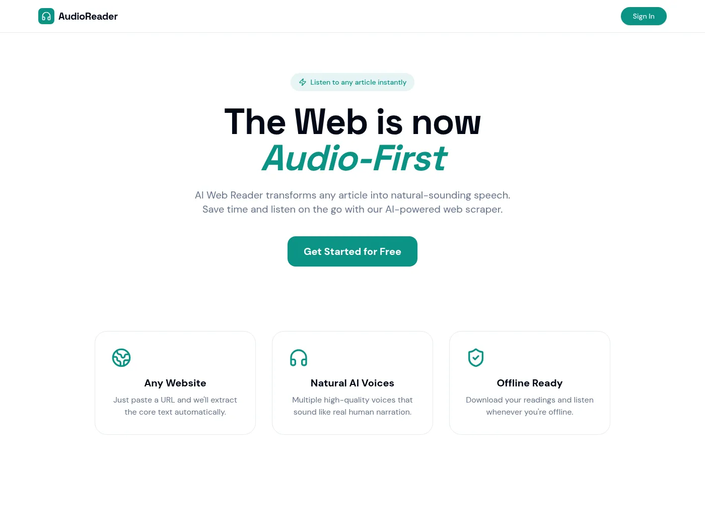 AI Web Reader