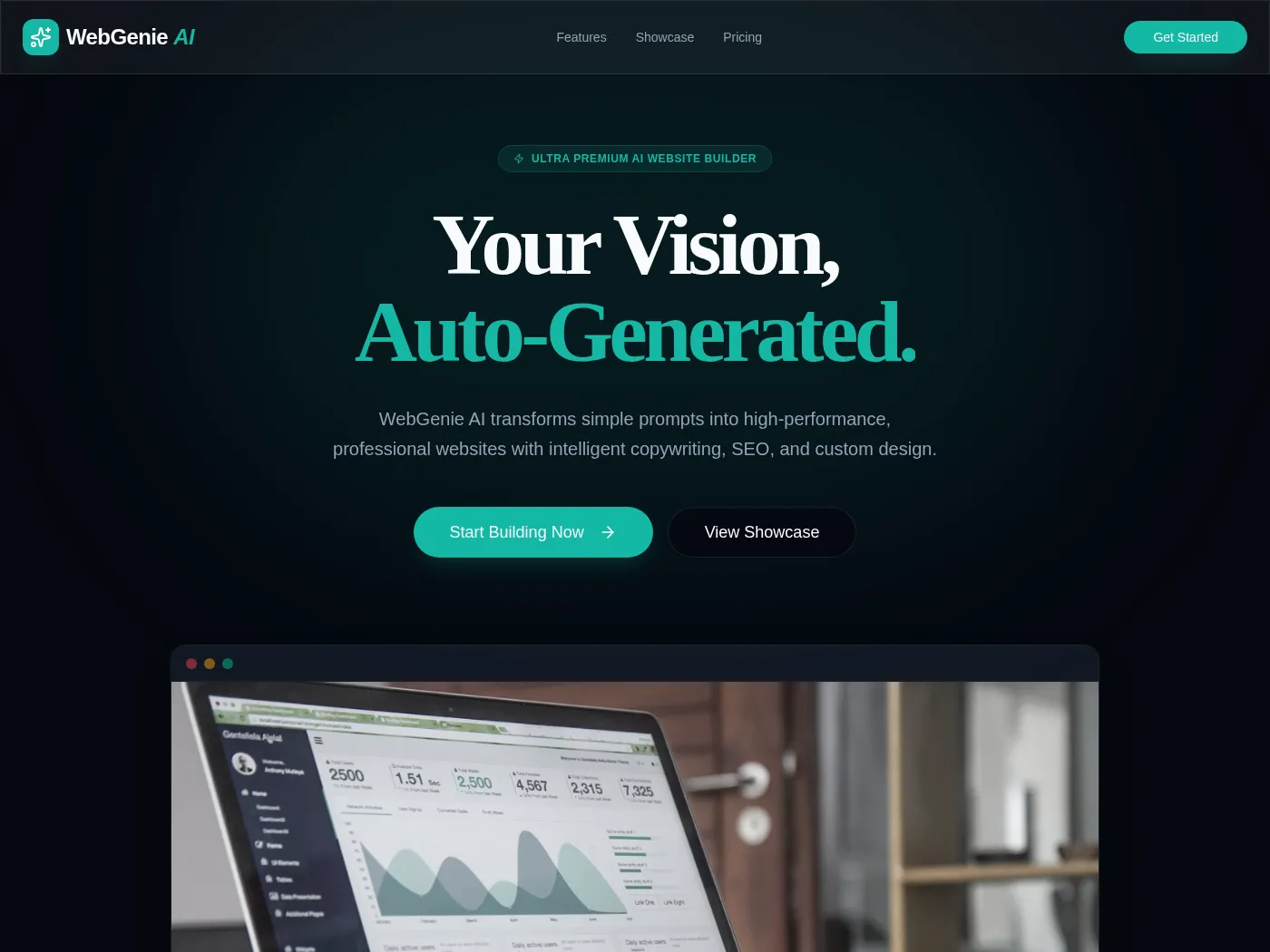 WebGenie AI Website Agent