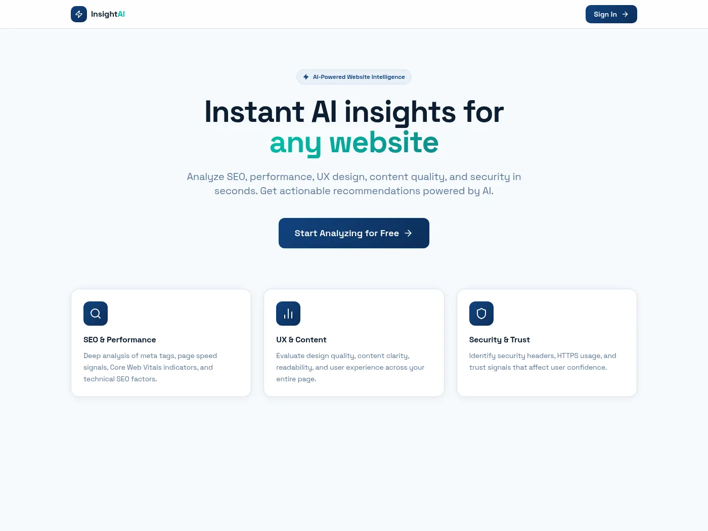 InsightAI Analyzer