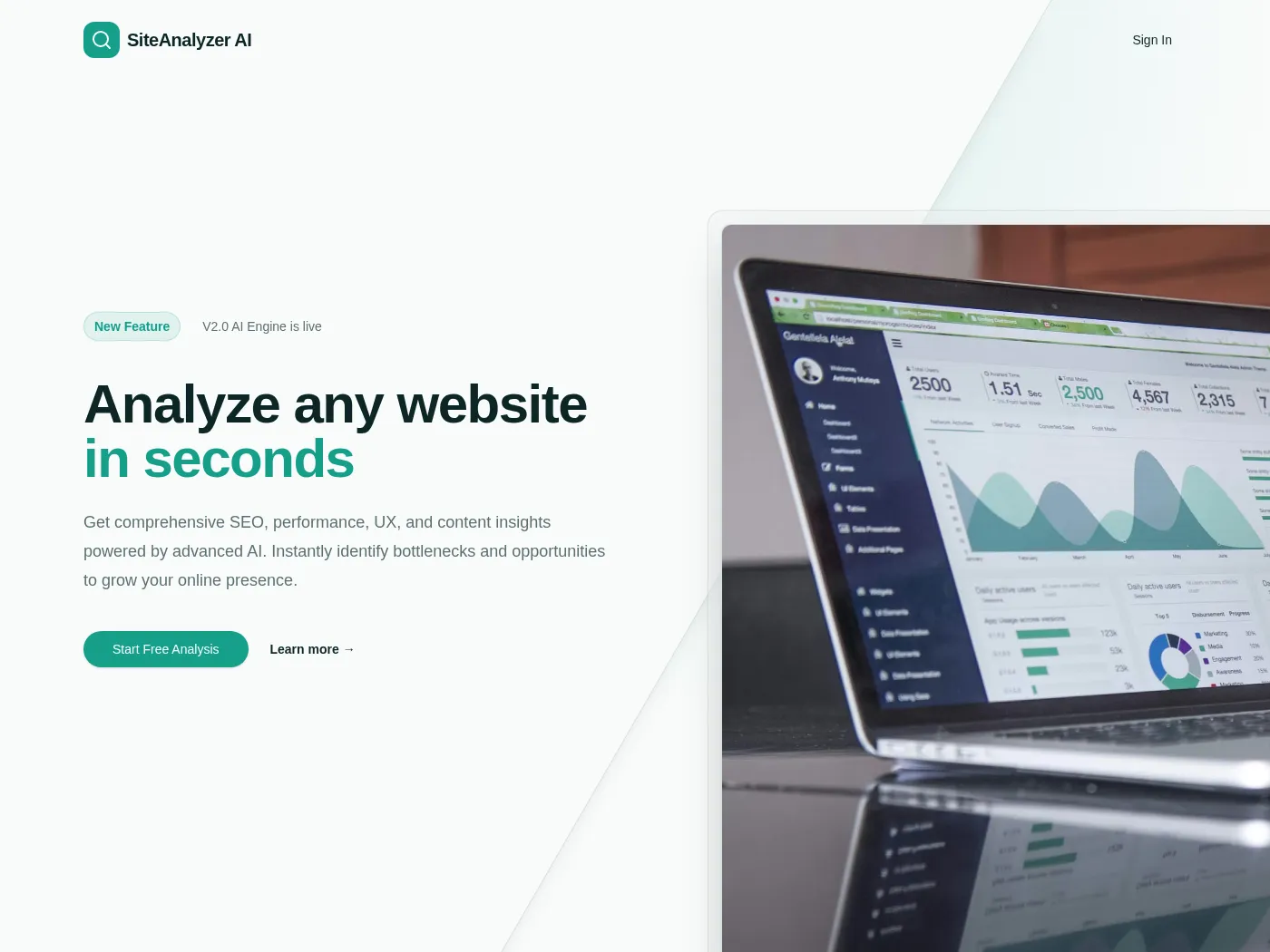 AI Website Analyzer