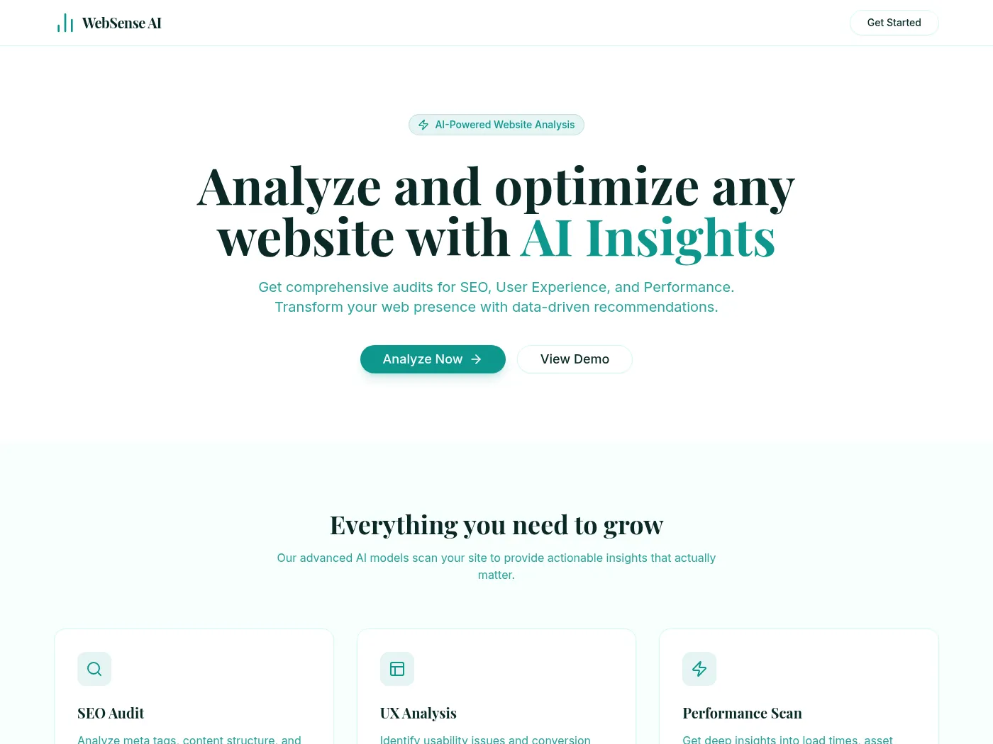 AI Website Analyzer