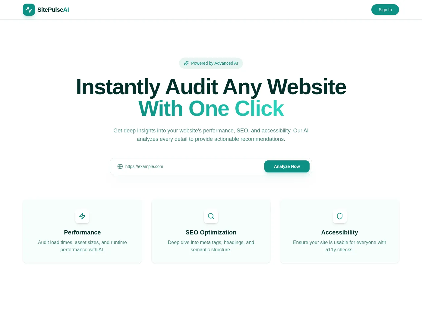 AI Website Analyzer