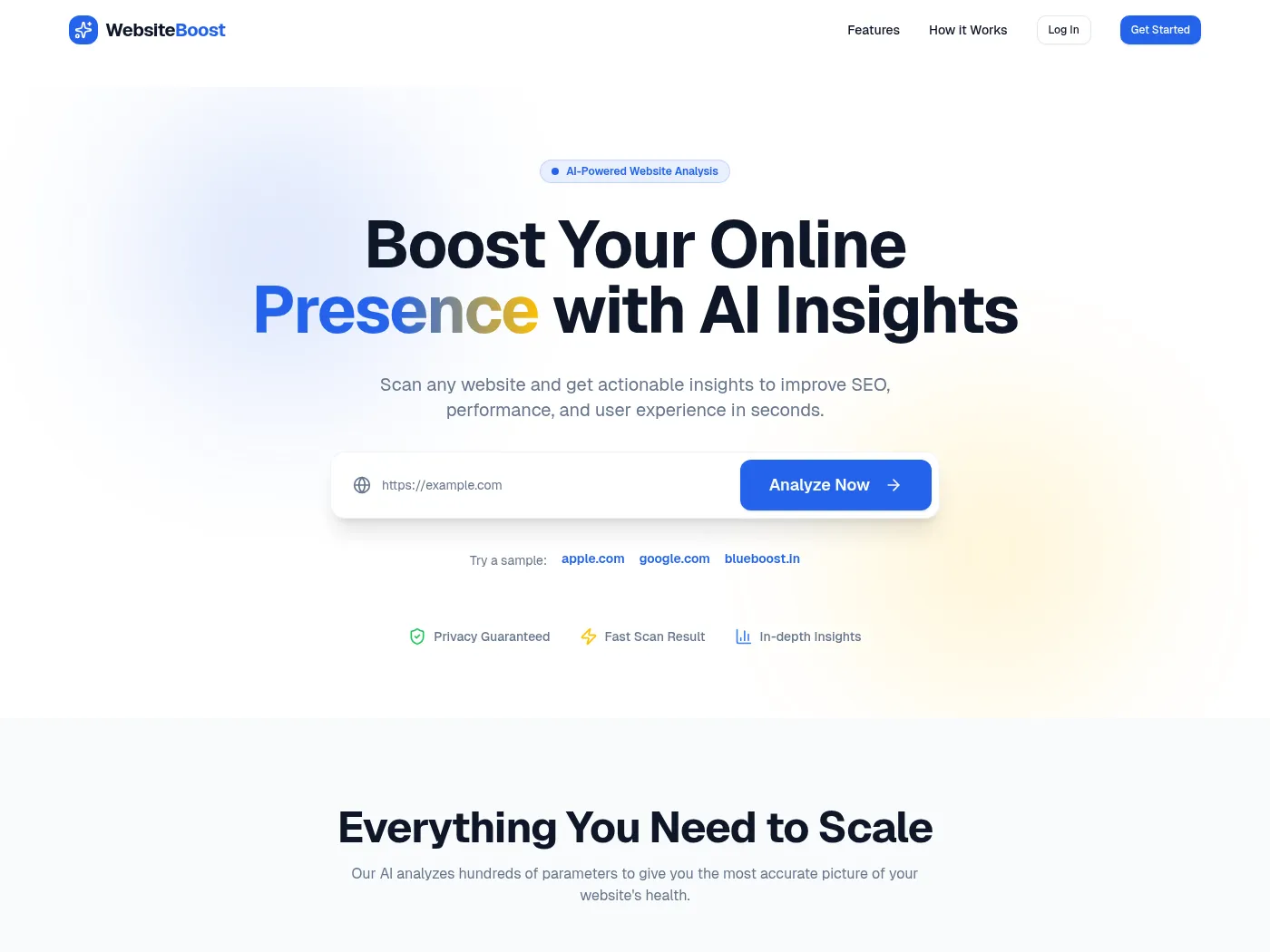 AI Website Analyzer