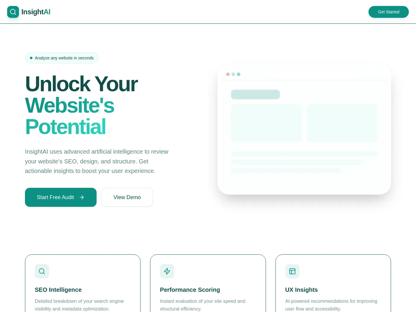 InsightAI Website Analyzer