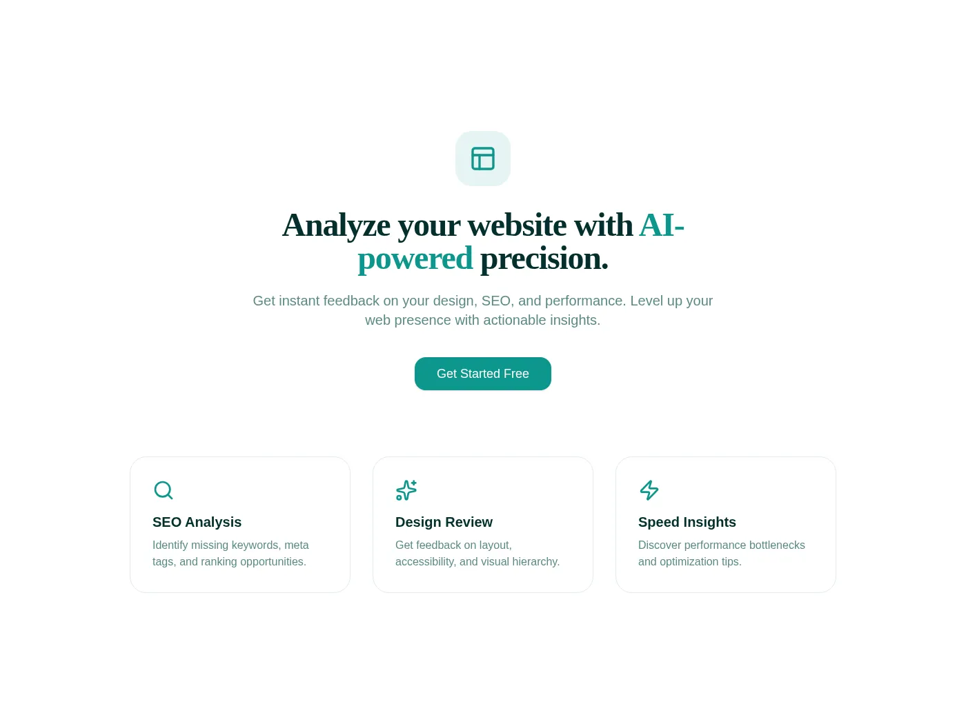 AI Website Analyzer