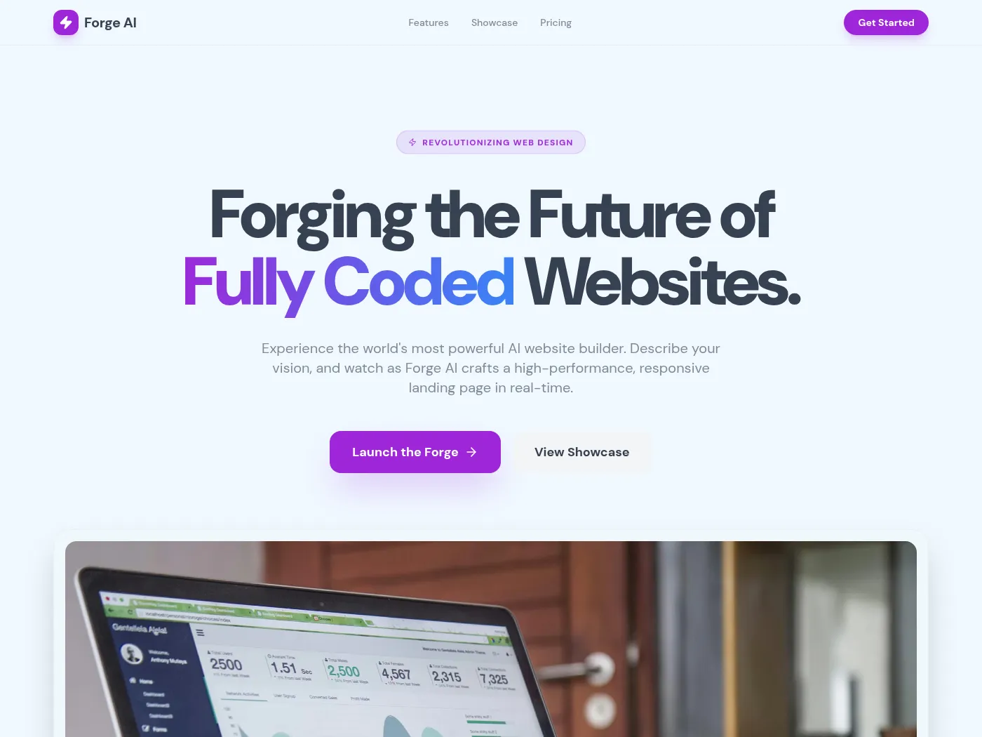 AI Website Forge