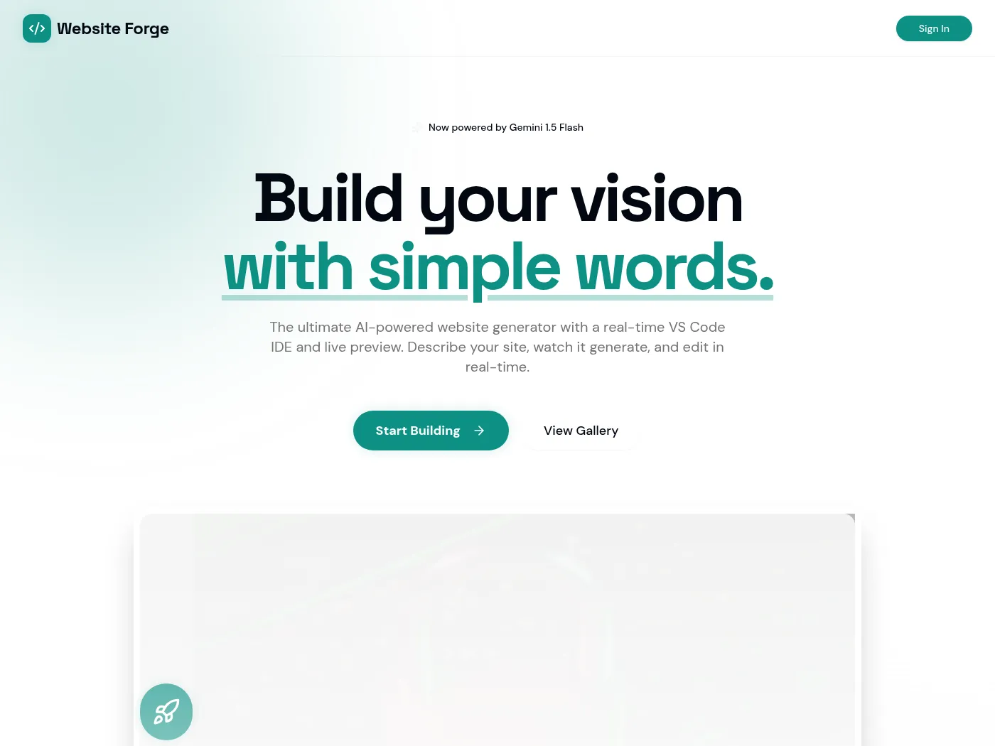 AI Website Forge