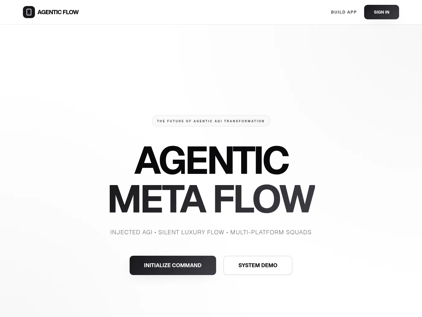 AI Web-to-App Agentic Platform