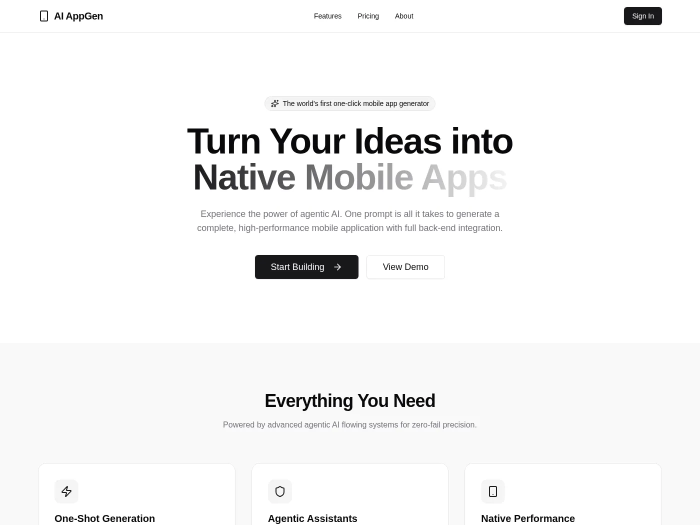 AI Web-to-App Generator