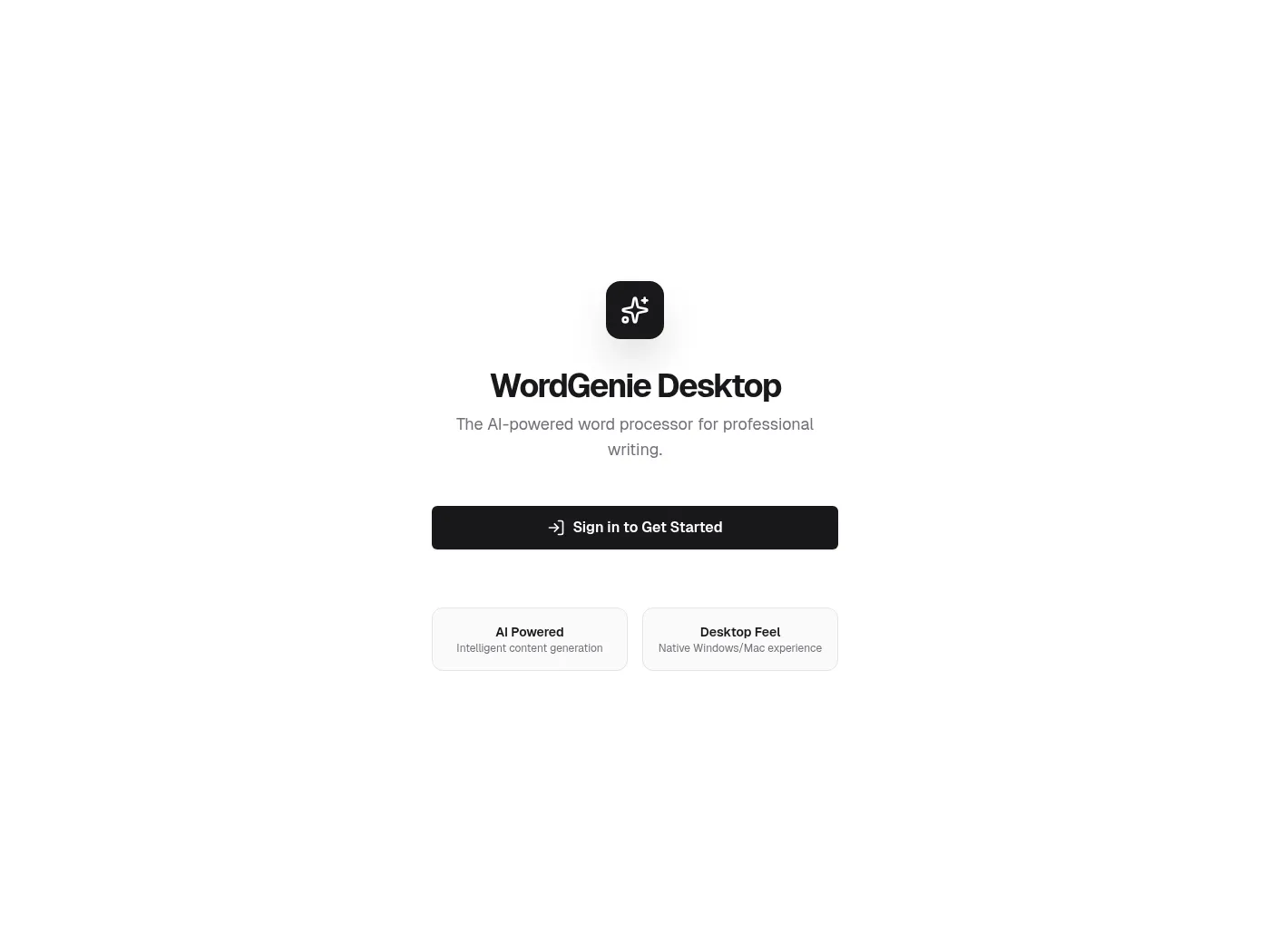 WordGenie Desktop