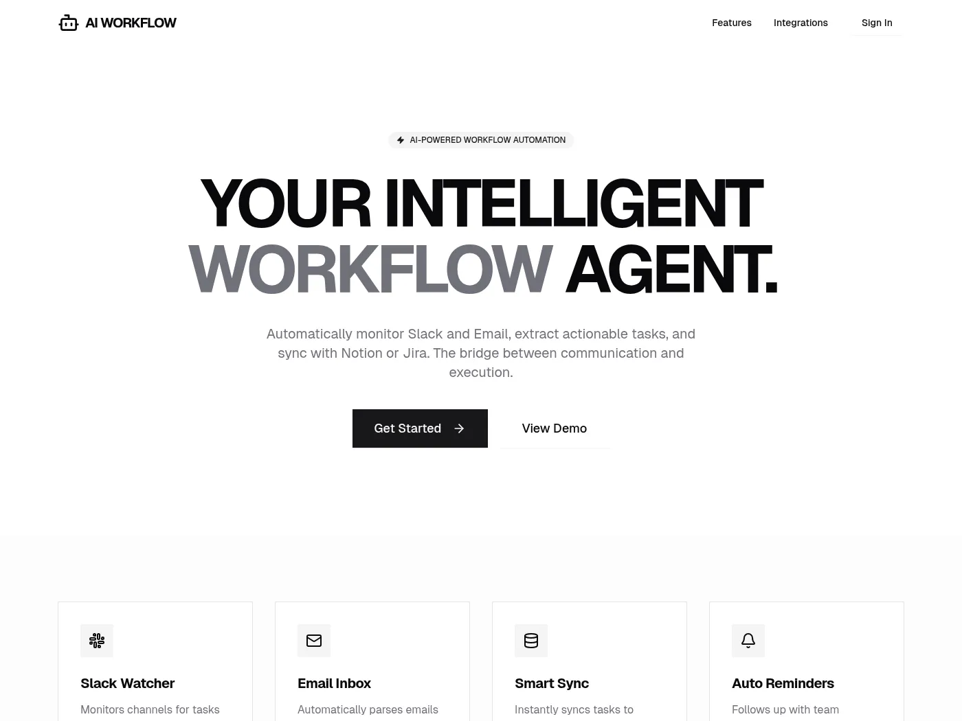 AI Workflow Agent