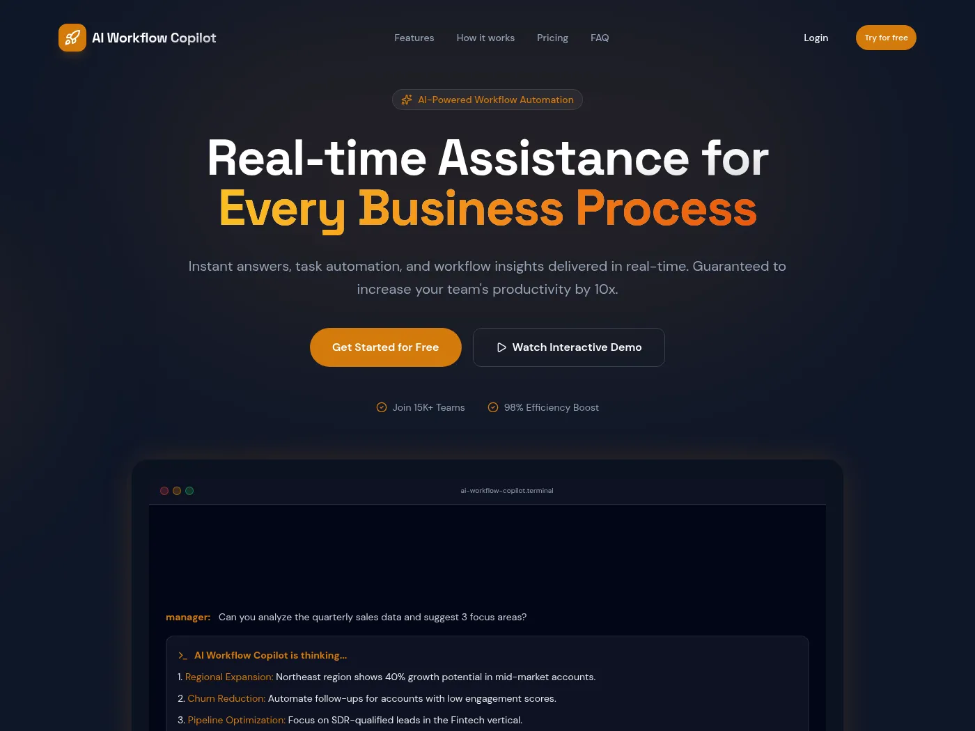 AI Workflow Copilot
