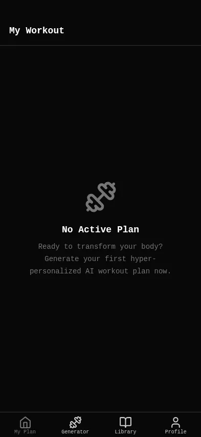 AI Workout Planner