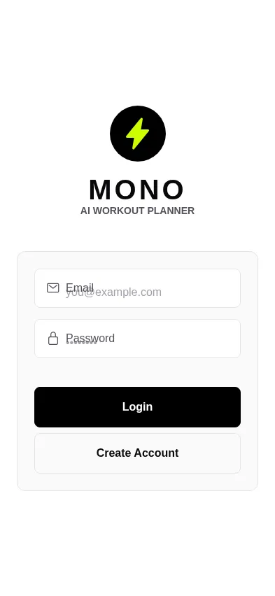 AI Workout Planner
