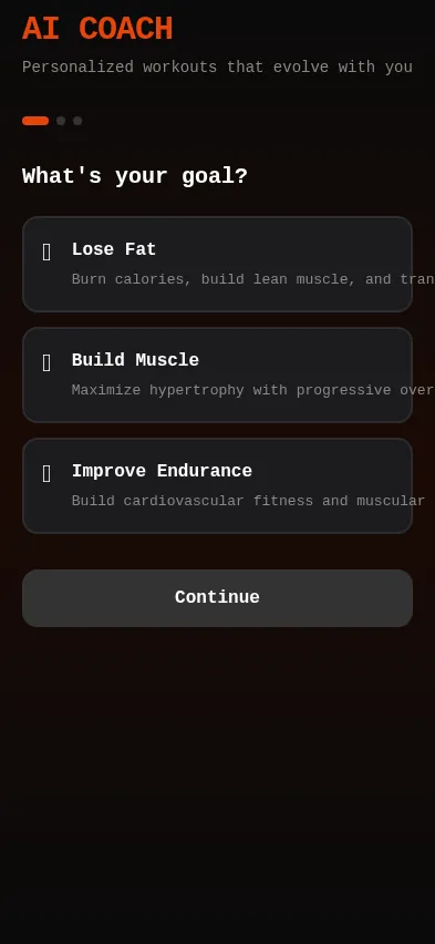 AI Workout Coach
