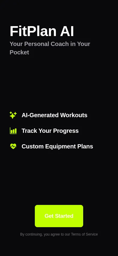 FitPlan AI Coach