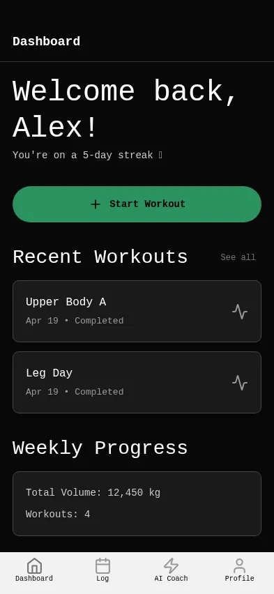 AI Workout Tracker