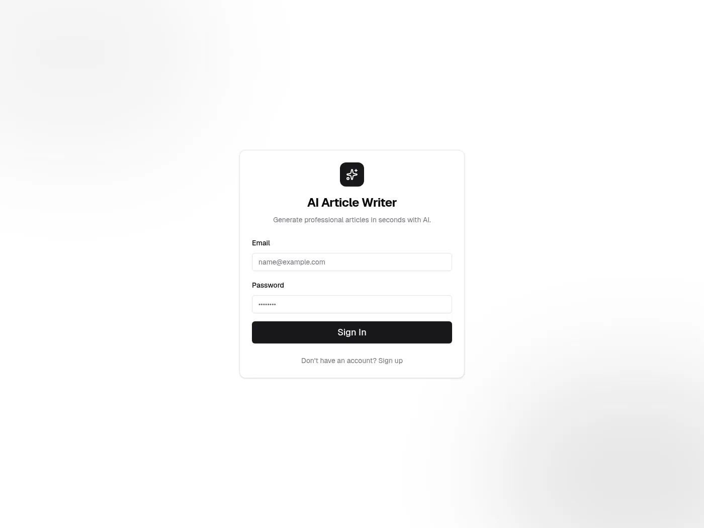 AI Article Writer Desktop