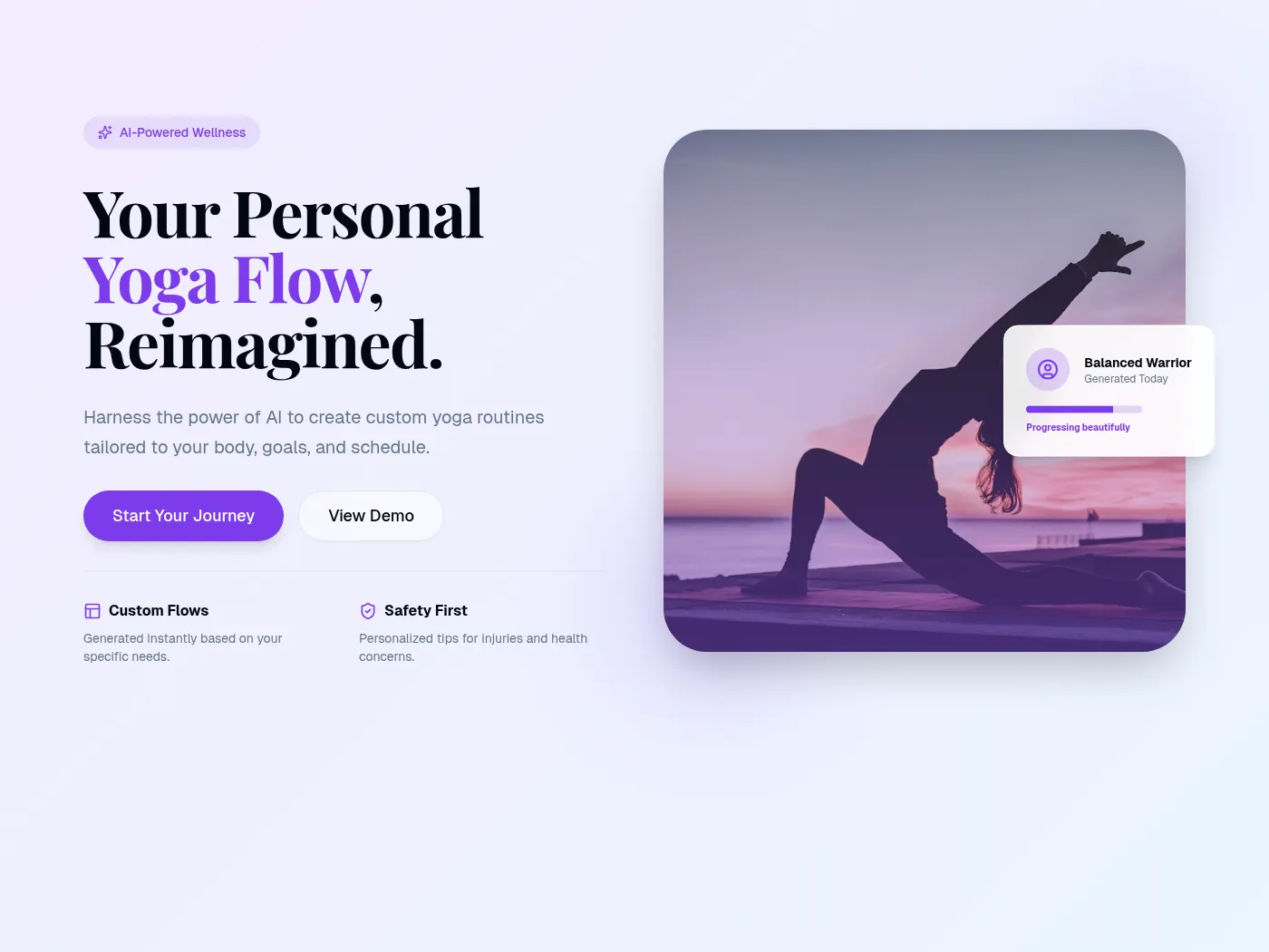 AI Yoga Routine Genie