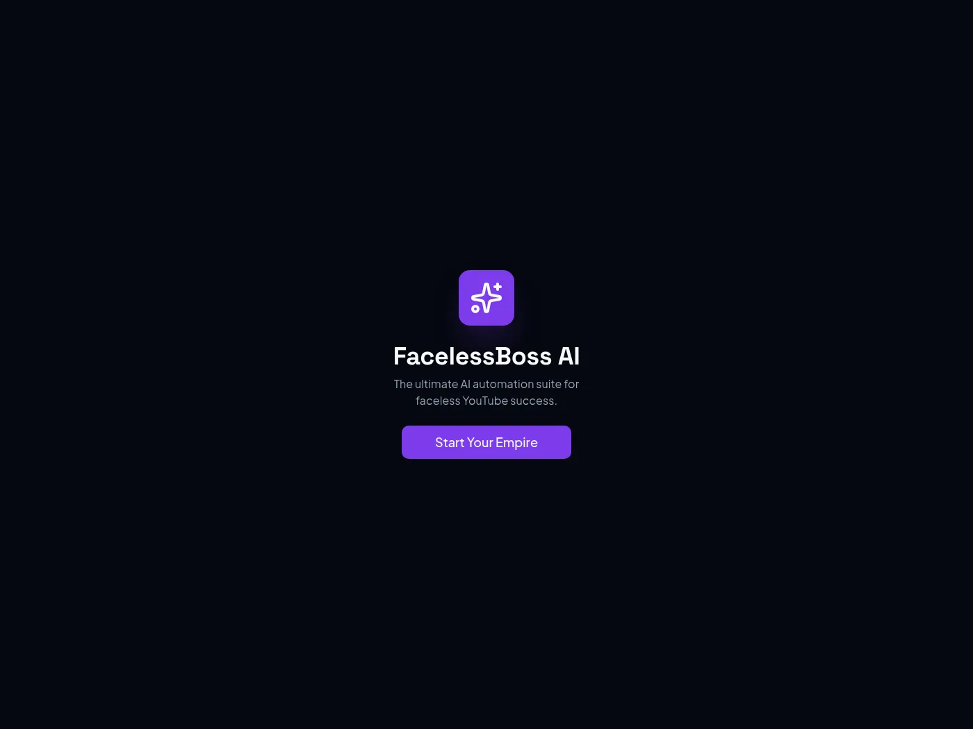 AI Faceless Channel Boss