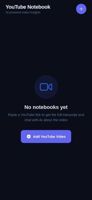 AI YouTube Insight Notebook