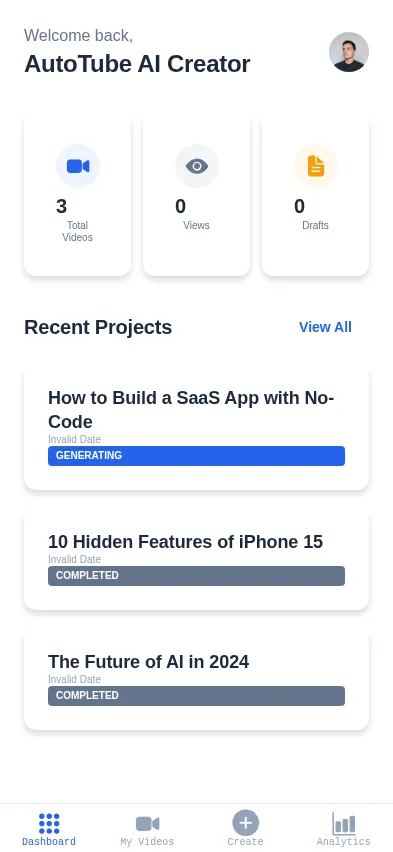 AutoTube AI Studio