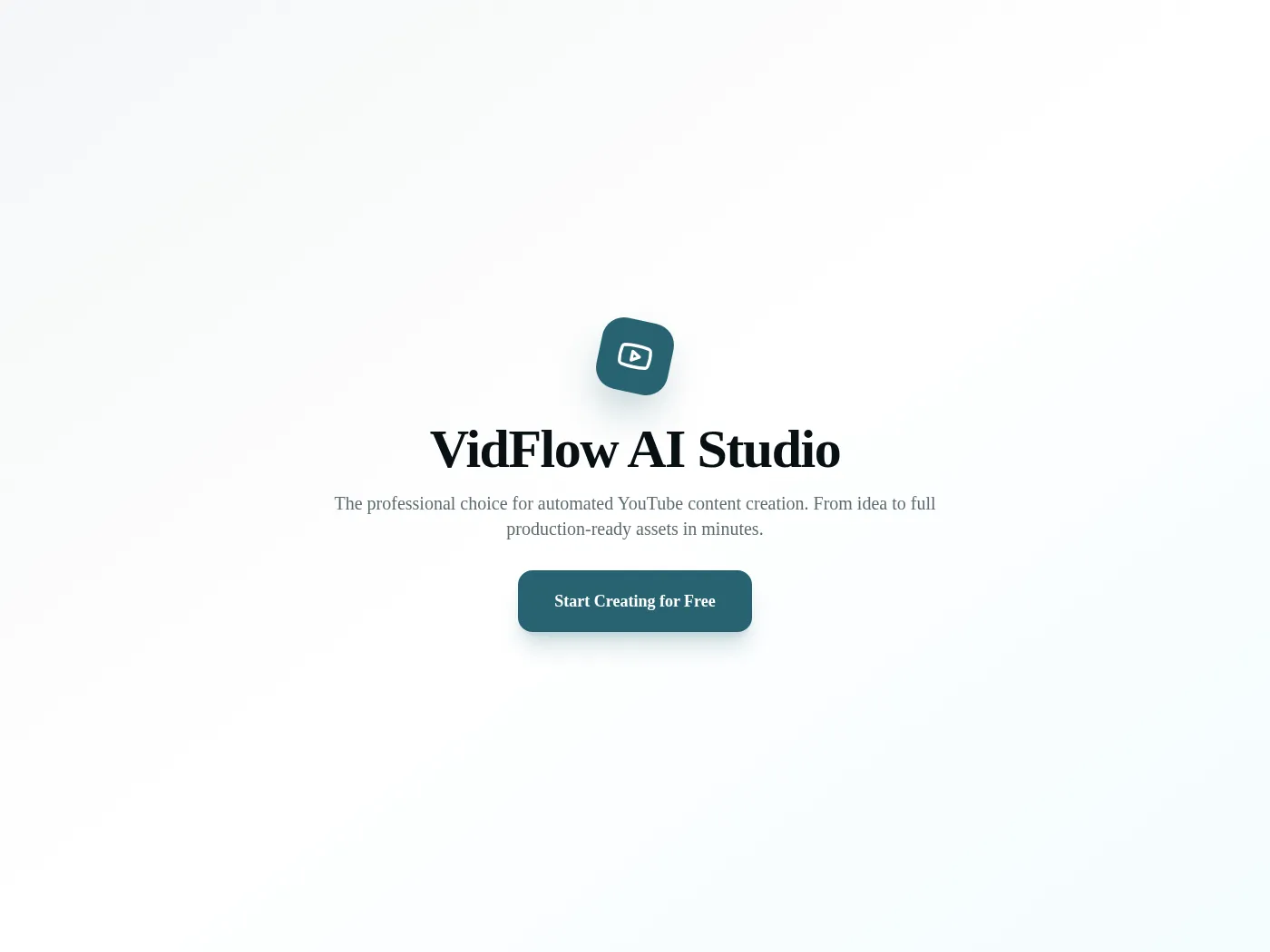 VidFlow AI Studio