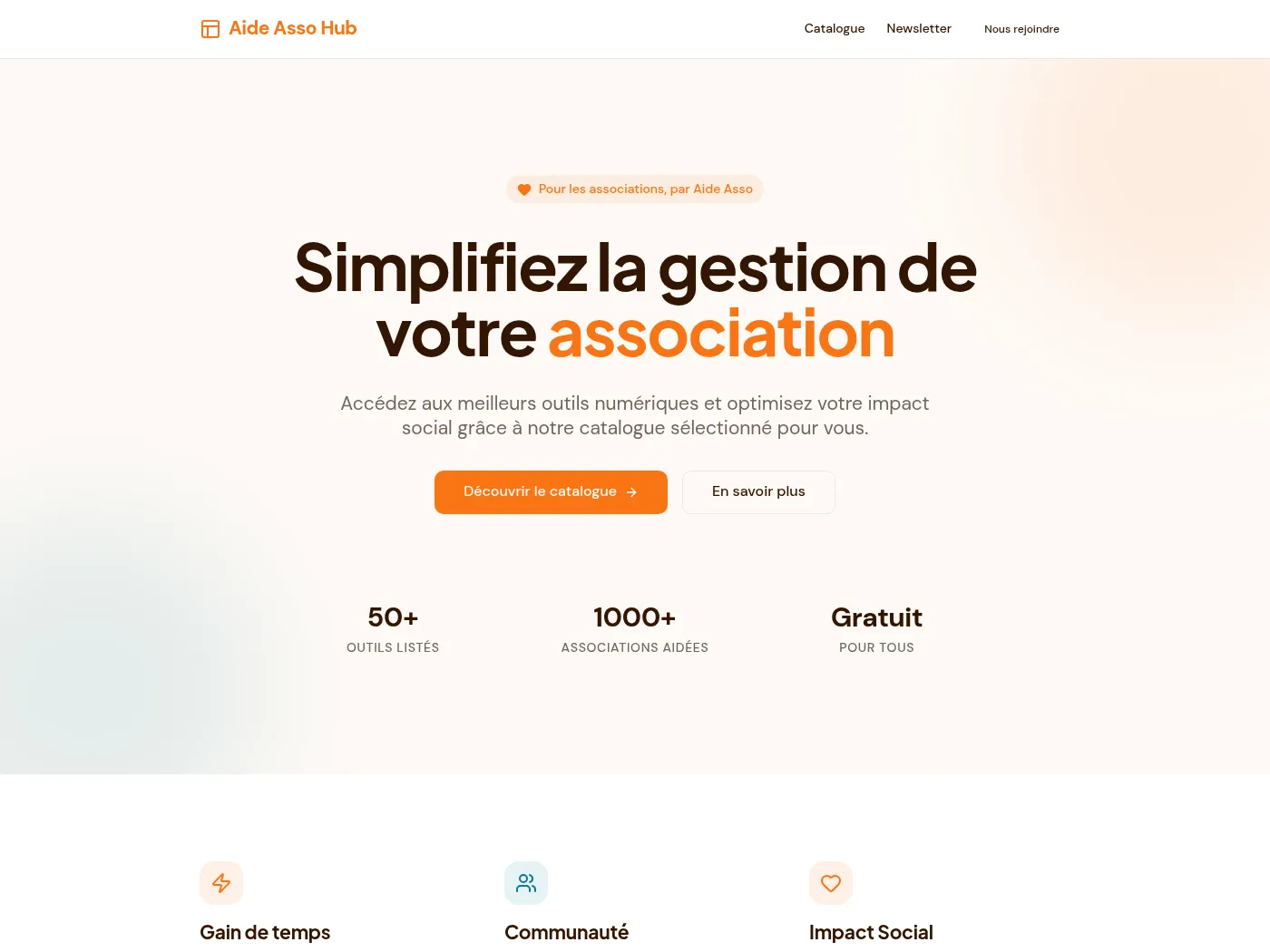 Aide Asso Hub