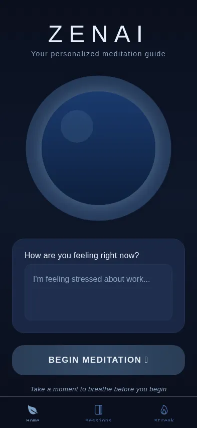ZenAI Meditation Guide