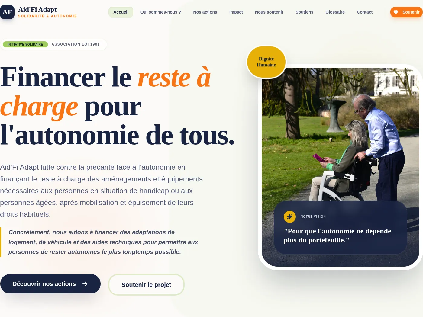 Aid'Fi Adapt Vitrine
