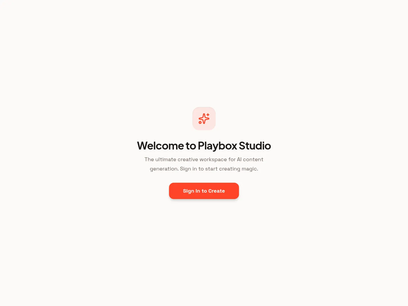 AIGen Playbox Studio