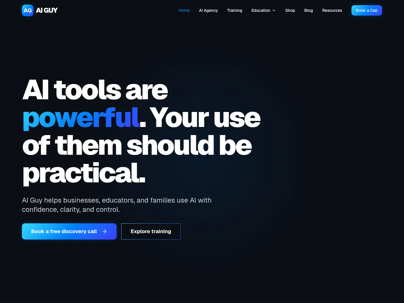 AI Guy Web Platform
