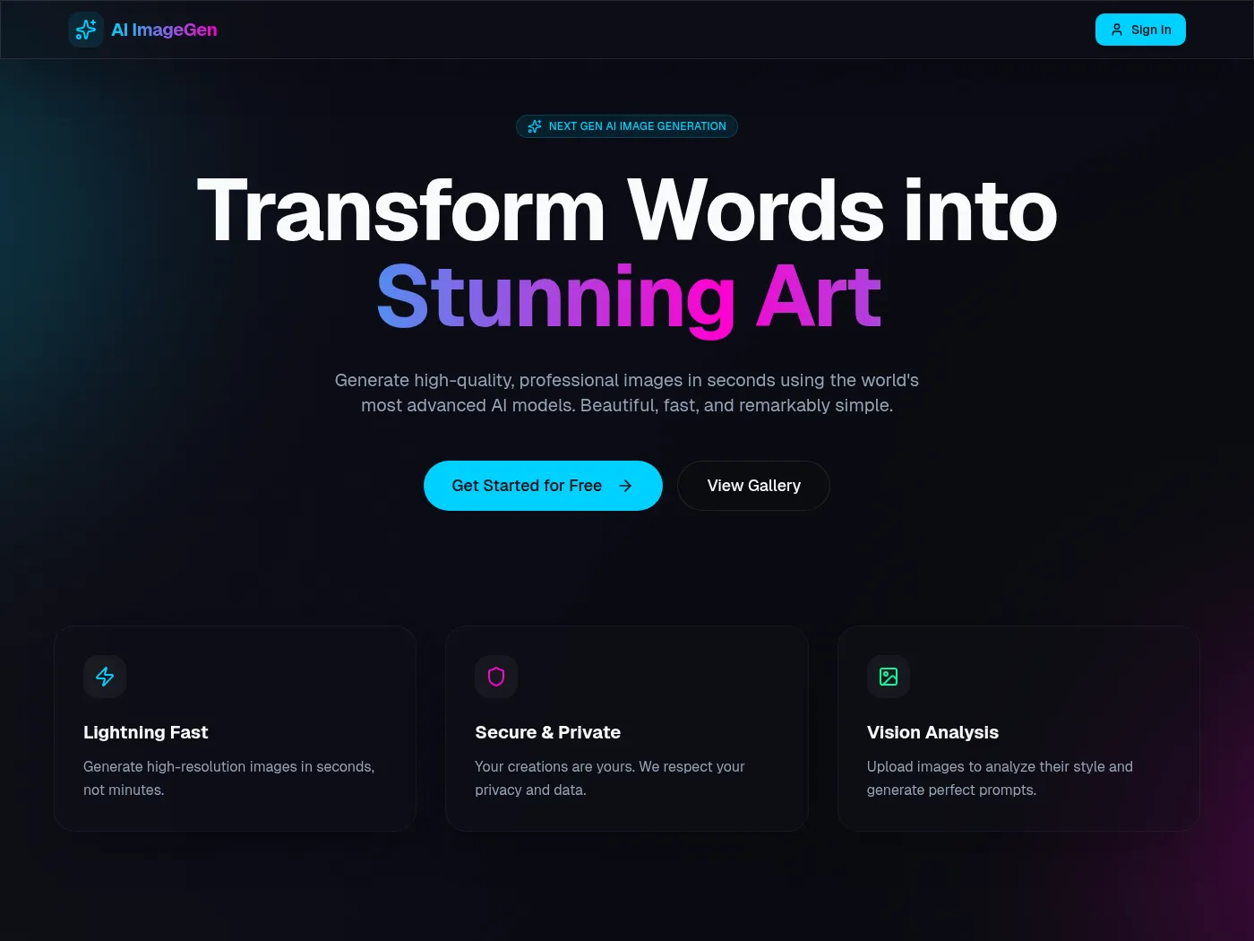 AI ImageGen Clone