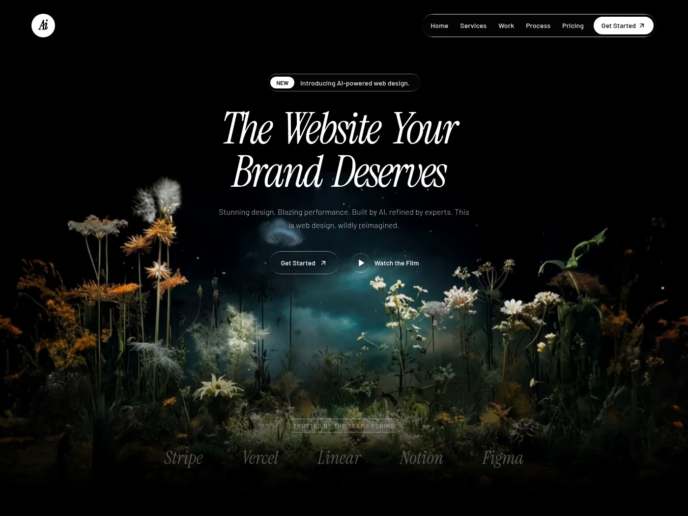 AIlux Landing Page