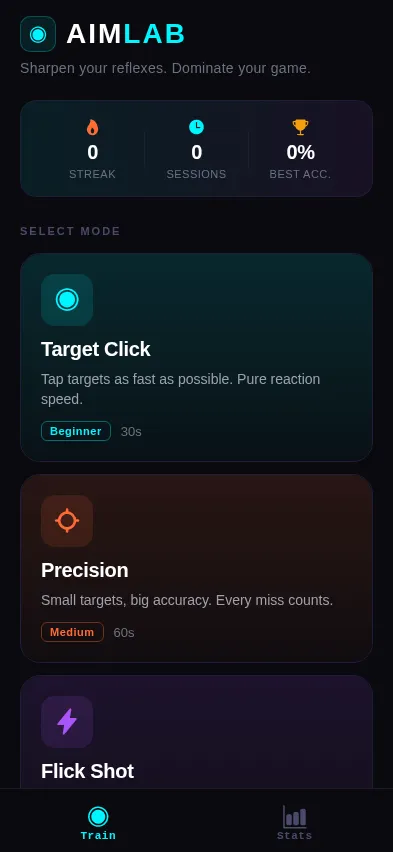 Aim Trainer Mobile