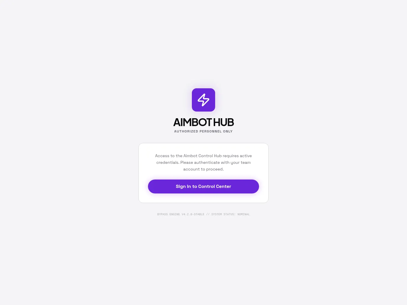 Aimbot Control Hub
