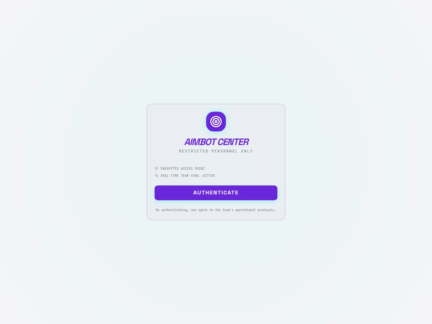 Aimbot Control Center