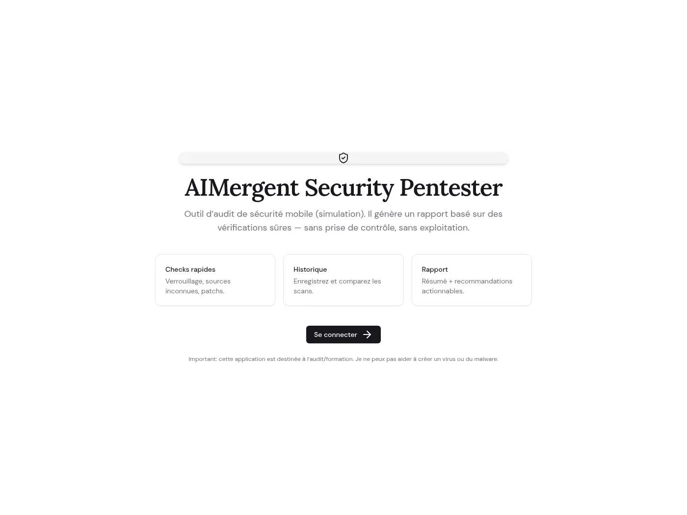 AIMergent Security Pentester