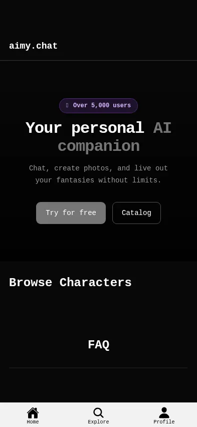 AimyChat Mobile Clone